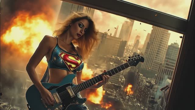 Supermans Down Fall - Epic Hard Rock Musiс