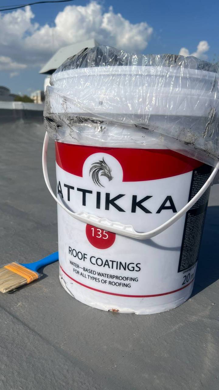 Видеоинструкция нанесения гидроизоляционной мастики ATTIKKA 135