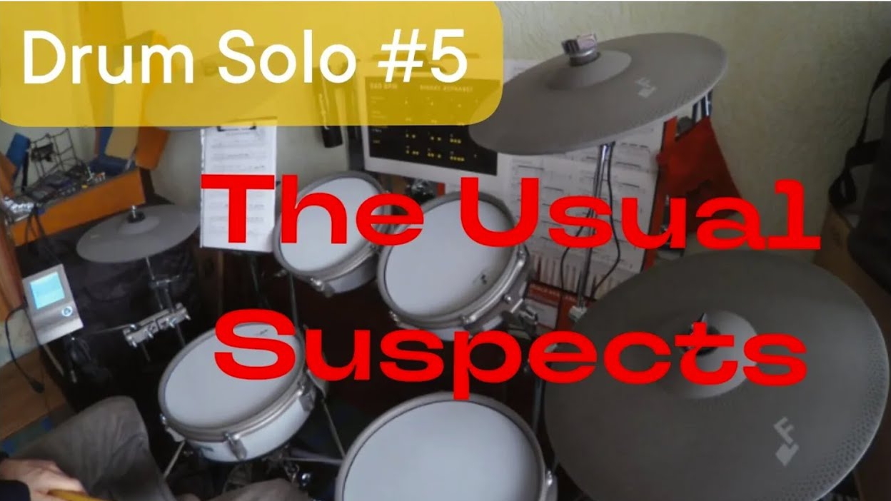 Drum kit solo №5 The Usual Suspects\50 Drum set solo (Ben Hans)