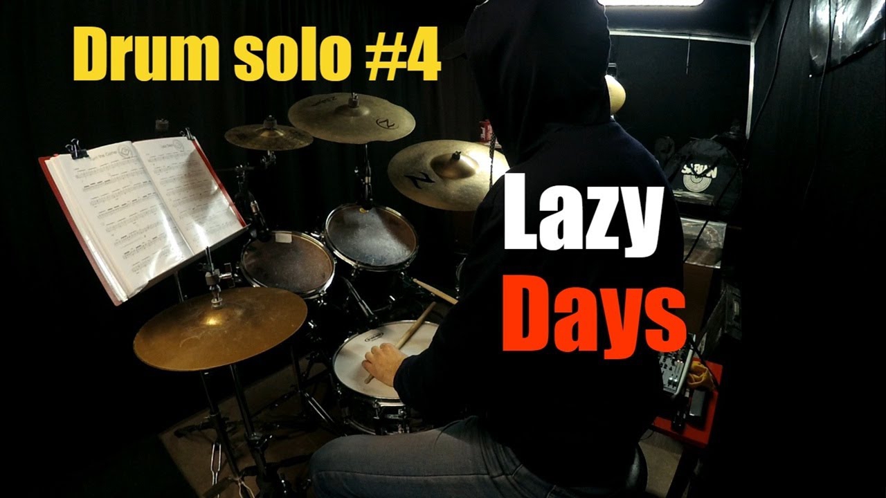 Drum kit solo №4 Lazy days\50 Drum set solo (Ben Hans)