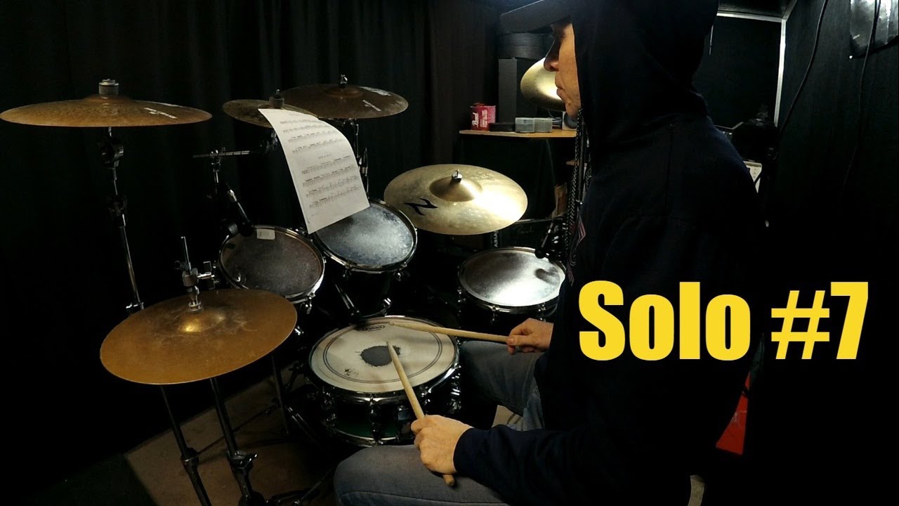 Drum solo #7 + хэт и бочка/Charley Wilcoxon - 150 Rudimental Solos