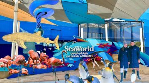 Океанариум SeaWorld Abu Dhabi Парк | Абу-Даби | Yas Island | Пингвины | ОАЭ | UAE | Анна и Артём