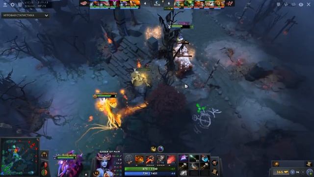 Sparking Arrow Gaming VS CDEC game #2 hh Queen of Pain Gameplay ...