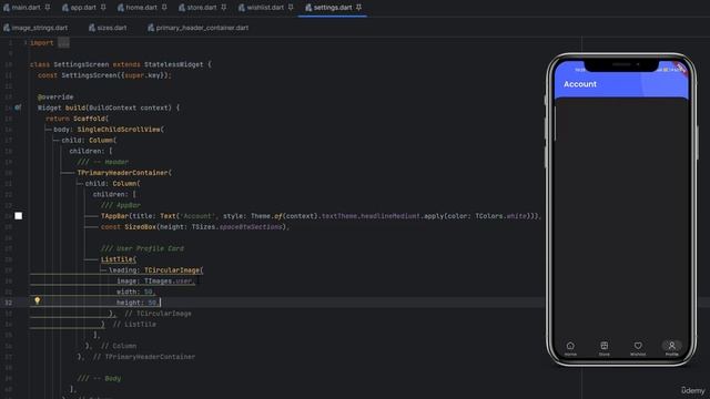 20. App Settings Screen