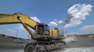 Испытание огнём на технике АО "Полюс Красноярск", Олимпиадинский ГОК
