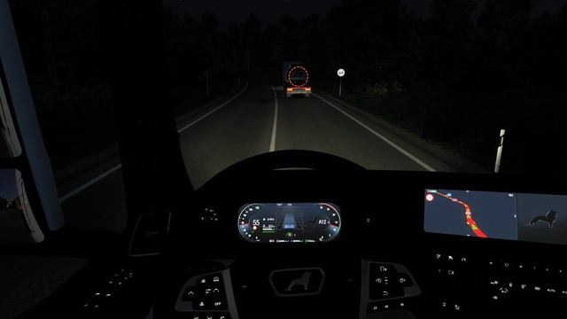 Euro Truck Simulator 2 и ProMods 2.73. Из Питера в Кутаиси. Часть 2. От окрестностей Пярну до Литвы