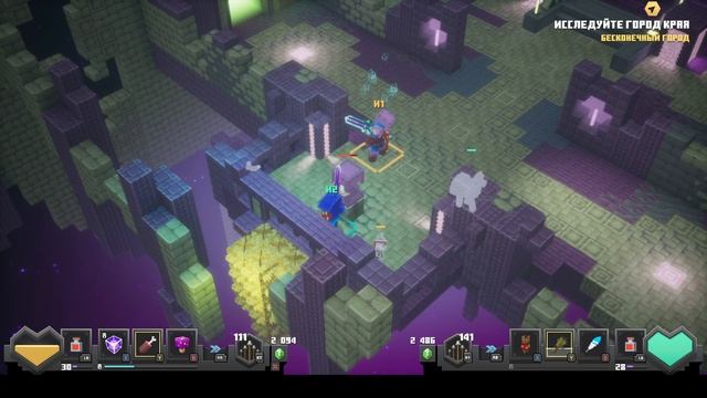 Крепость и эндер мир 1/2 !!!Dyngeons сезон 2 серия 2