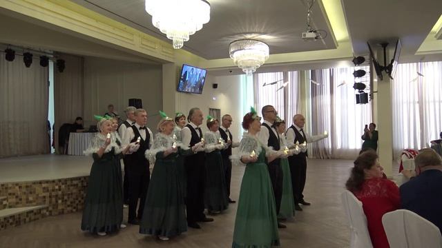 Новогодний праздник. Выступление перед ветеранами Калининграда.