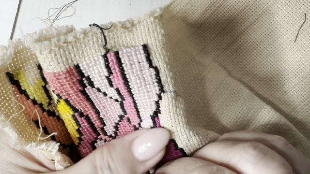 Мой релакс: оригинальная вышивка нитками мулине.