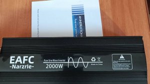 Тест инвертора EAFC 2000 вт 12 вольт