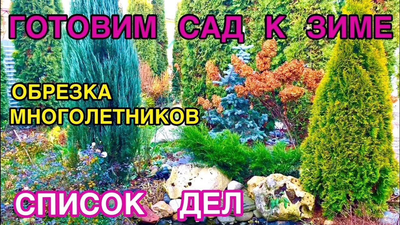 ❄️Подготовка сада к зиме