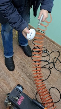 продувка пожарных извещателей, что лучше компрессор или пылесос, подробности в описании