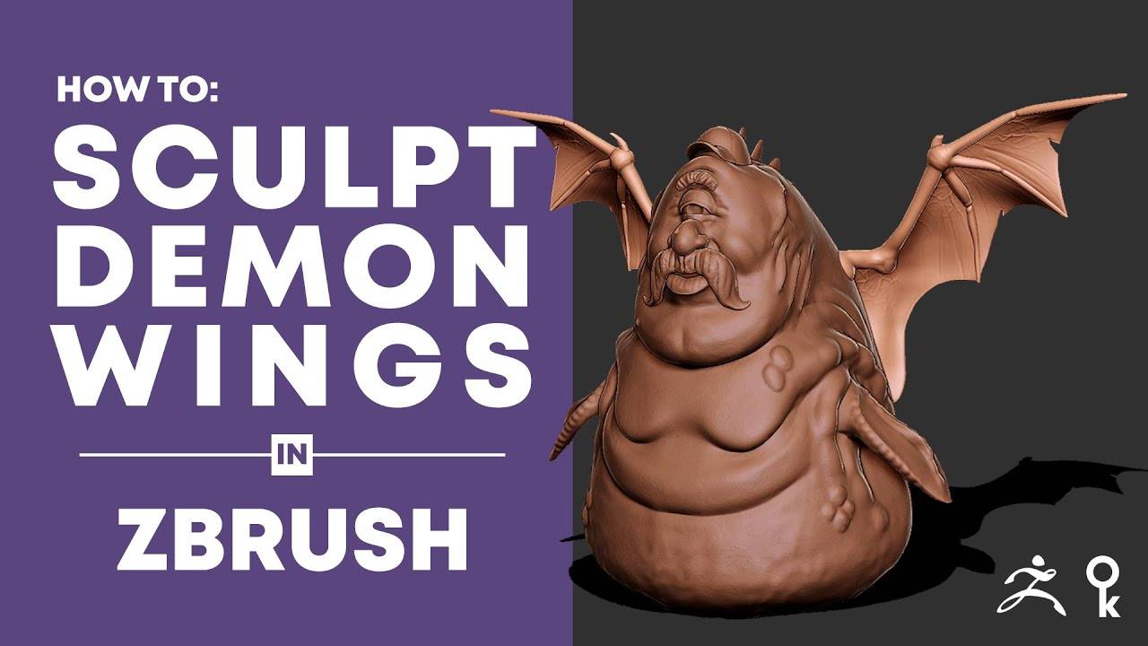 Как создать 3d-скульптуру крыльев демона с помощью ZBrush
