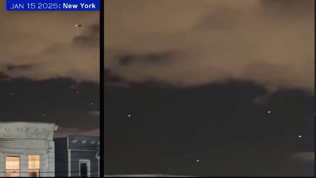 UFO-НЛО в Канаде и Нью Йорке 15.01.2025