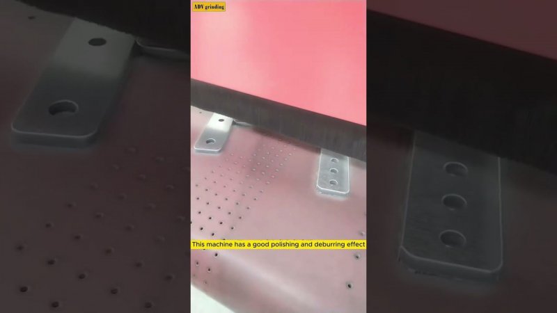 Aluminum sheet metal rounding and deburring #metalpolishing  #metalworking  #polishingmachine
