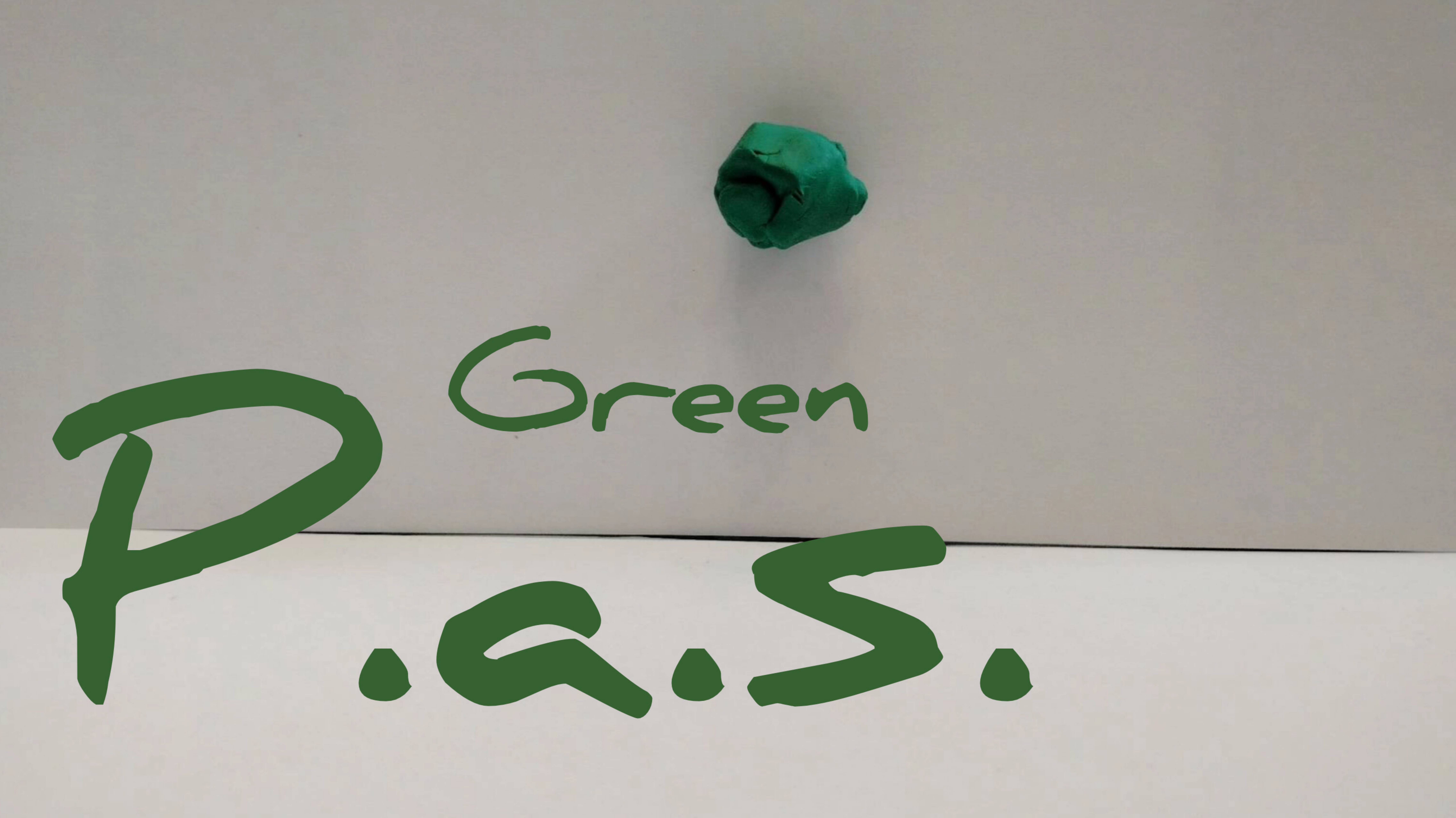 P.a.s. пластилиновая анимация. Green.