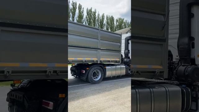 Отгрузка полуприцепа с вынесенной осью
