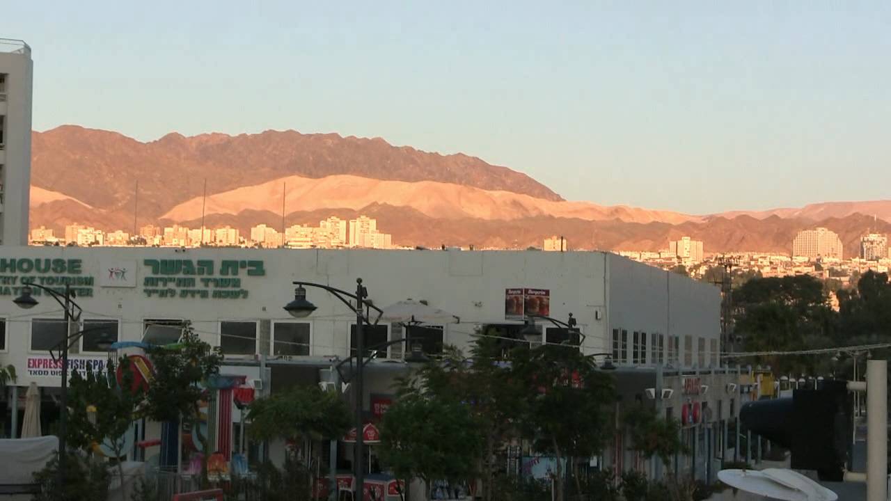 2019, атмосфера новогоднего Эйлата