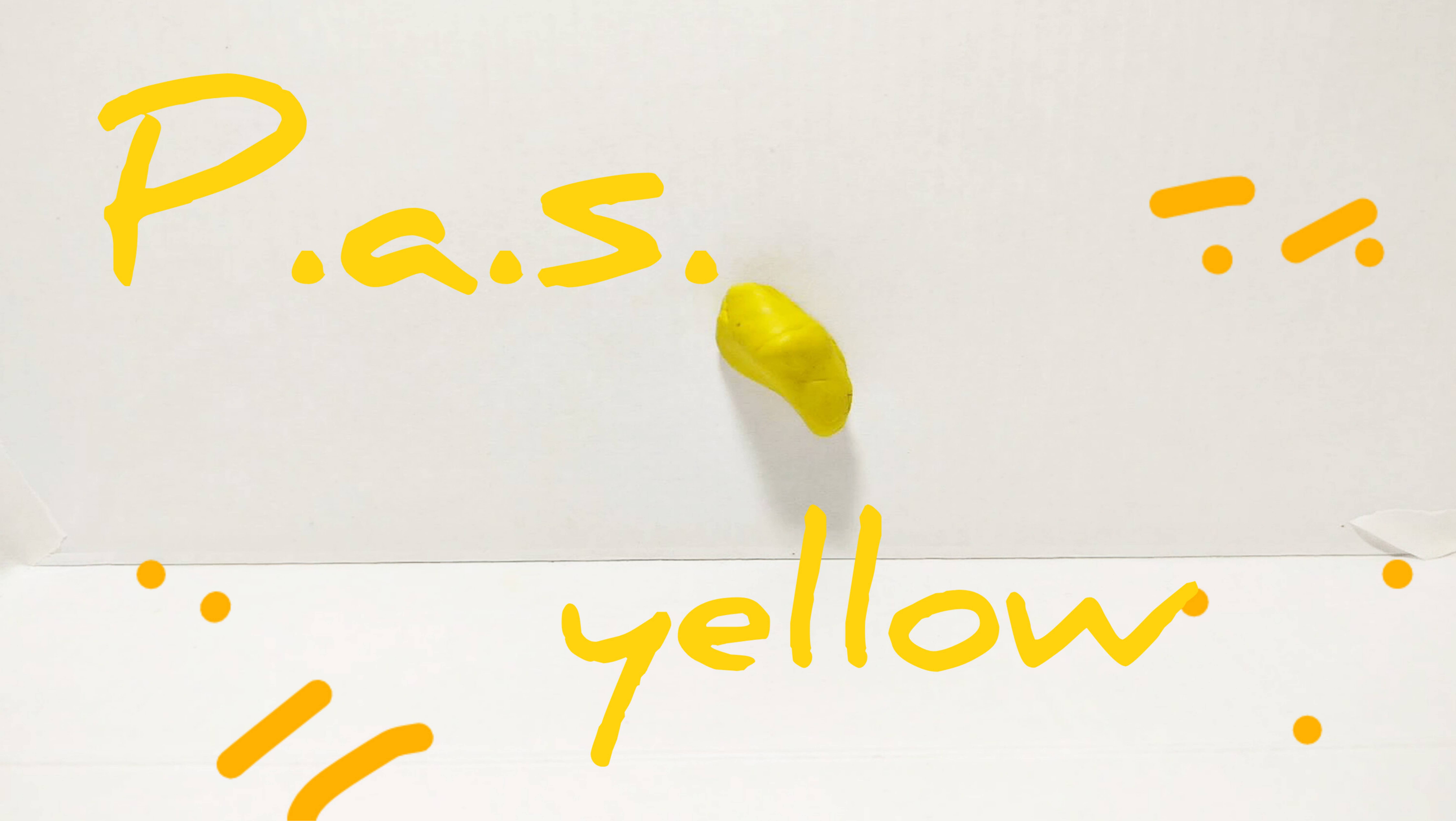 P.a.s. Пластилиновая анимация yellow