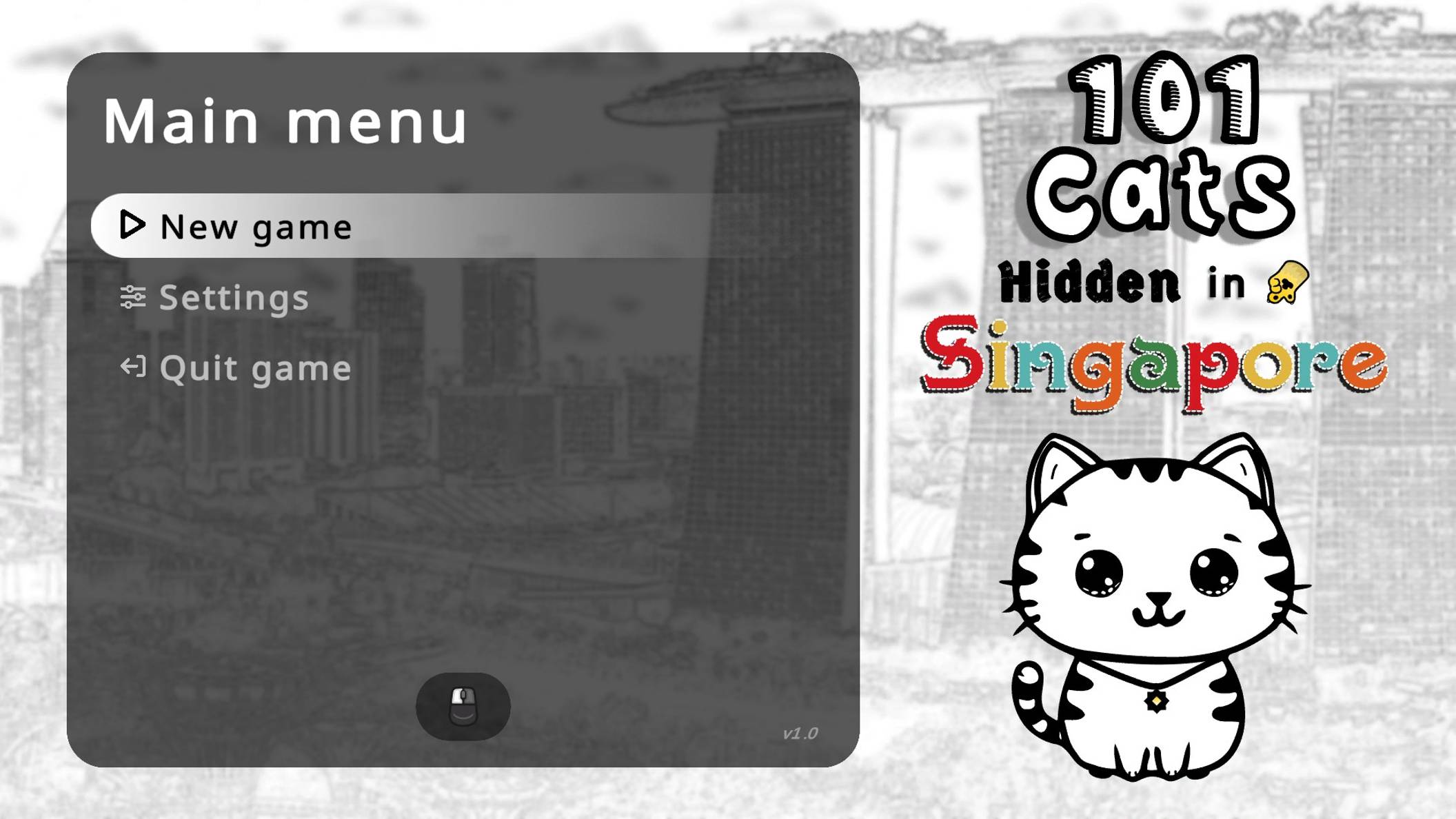 101 Cats Hidden in Singapore. Прохождение