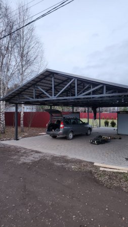 Очень просторный навес 14х8