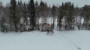 Рыбалка на озере Пялькъярви, ни одна рыба не пострадала.