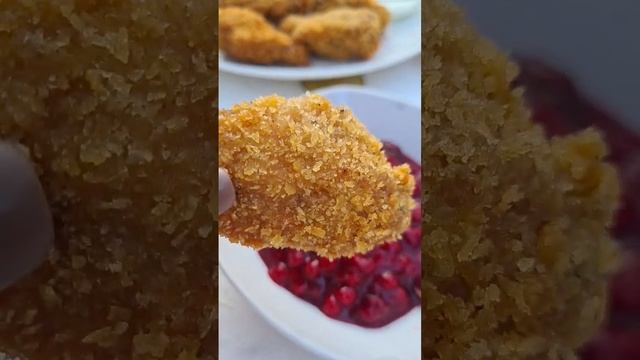 #еда #брусничный соус часть2#крыльяkfs