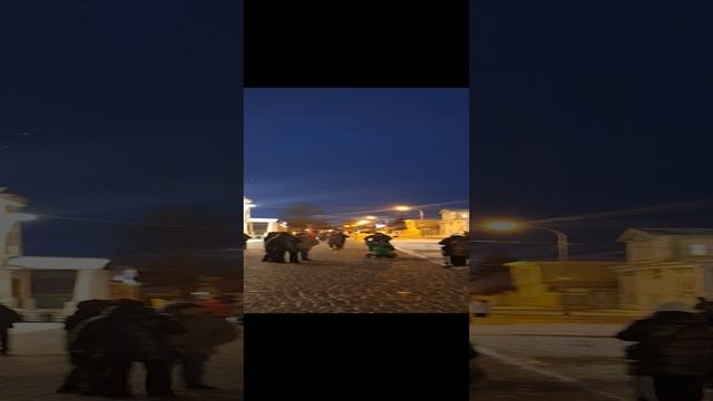 На Рождество посетили храмовый комплекс в г. Коломна. Зрелище впечатляющее.