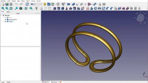 Modeliranje narukvice u 3D CAD programu FreeCAD