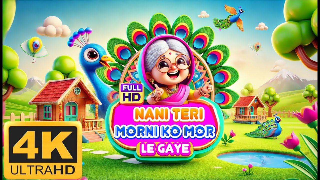 नानी तेरी मोरनी  Most Popular Hindi Rhyme | Nani Teri Morni Ko Mor Le Gaye | Kids Nursery Song