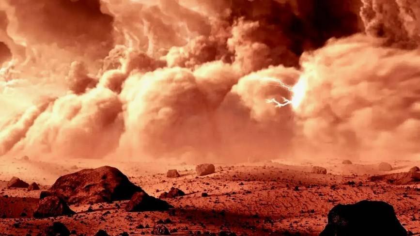 Ученые выяснили причину мощнейших пылевых бурь на Марсе