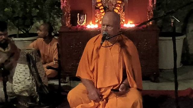 2024_11_14 | BB Govinda Swami | Несколько слов после киртана, Вриндаван