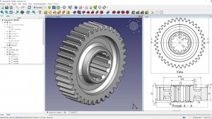 FreeCAD - Modeliranje i izrada tehničkog crteža zupčanika