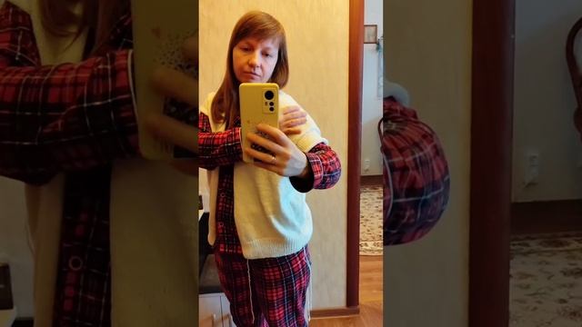 Вот так потихоньку растет мой кардиган. 💪