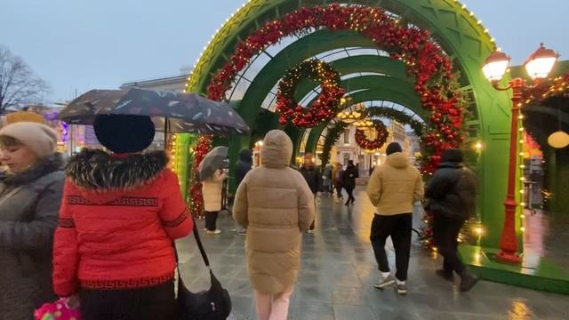 Новогодняя Москва. январь 2025г