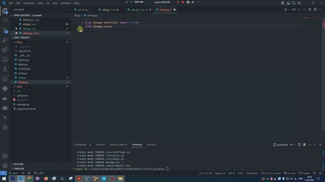 Django Blog CBV Классовый вью #4