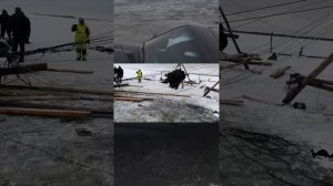 Спасательная операция на Новосибирском водохранилище!!!