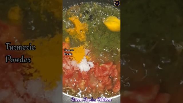 SR's Green Shorba Chicken |@cookingbysr#green #shorba #chicken #subscribe #viral #shorts #yts #yt