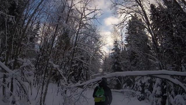 Лыжи в огне.