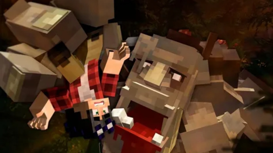 В ЛАПАХ У ЛЕСНОГО МОНСТРА - Страшилки Minecraft