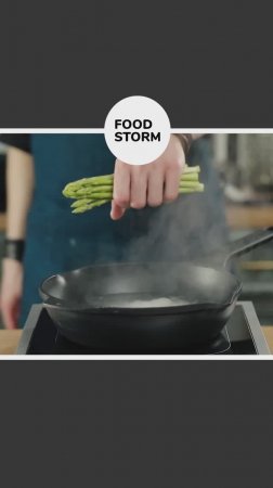Сибас на пару со спаржей | быстро и вкусно