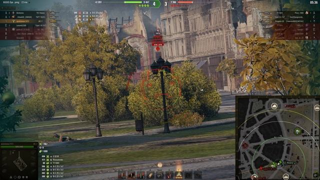 ИС-7 в режиме натиск