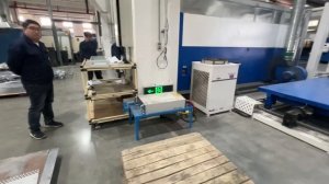 Лазерный станок WELDSTAN с системой хранения листа и системой подачи листа