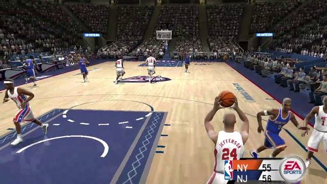 NBA LIVE 2005: New York Knicks 126, New Jersey Nets 114