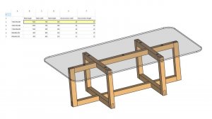 Freecad tutorial (Eng) - Table design using variables and spreadsheet