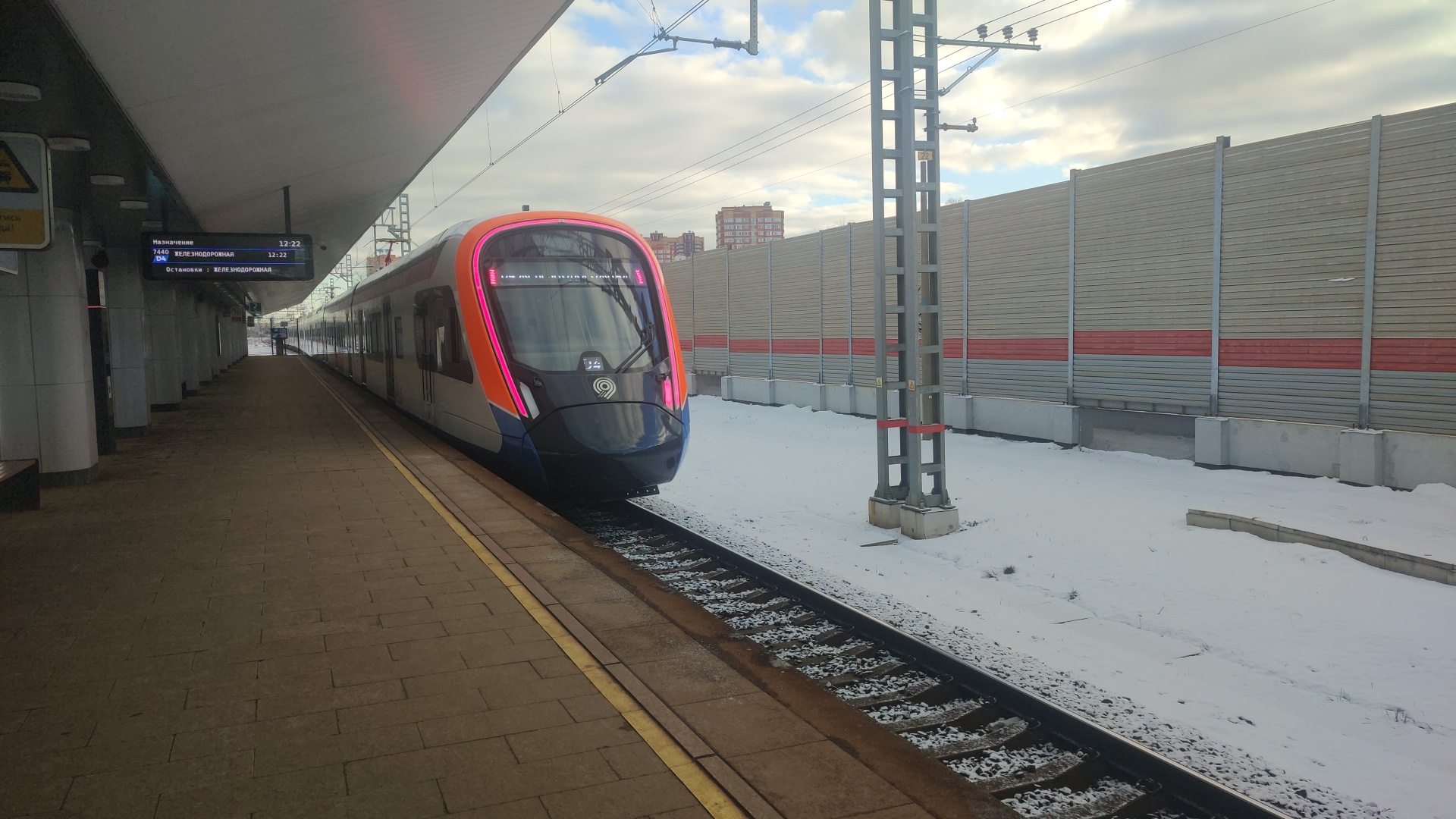 Электропоезд ЭГЭ2Тв-039 "Иволга" | станция Ольгино D4  | 03.01.2025 г.