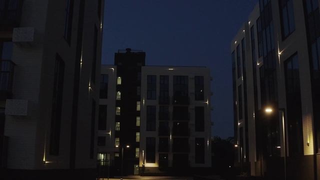 г. Владивосток ЖК Четыре горизонта Архитектурная подсветка