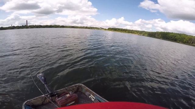 Озеро «Сенеж» ловля щуки июль 2015 ZipBaits Orbit рулит