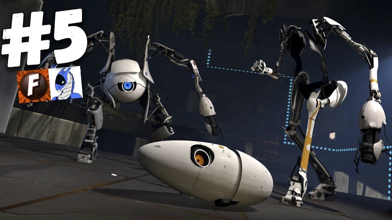 Portal 2 [Co-op Skofard] #5 — Генератор смеха =^-^=