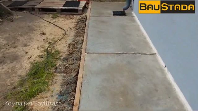 Дренаж дома и отмостка - показываем результат работ спустя первую зиму